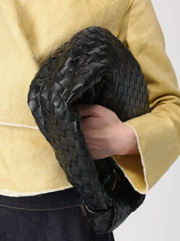 Bottega Veneta Woven Leather Handbag - Black
