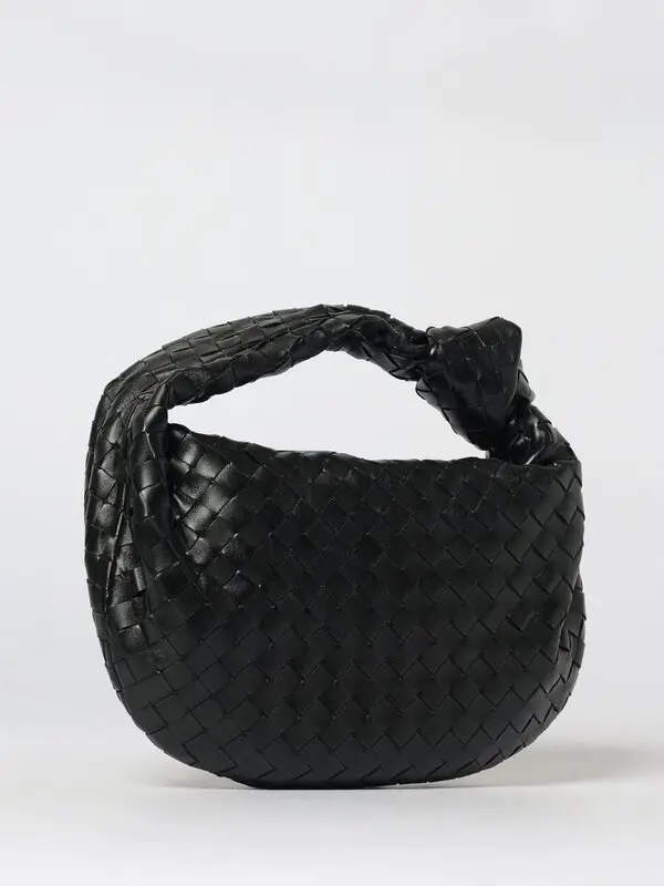 Bottega Veneta Woven Leather Handbag - Black