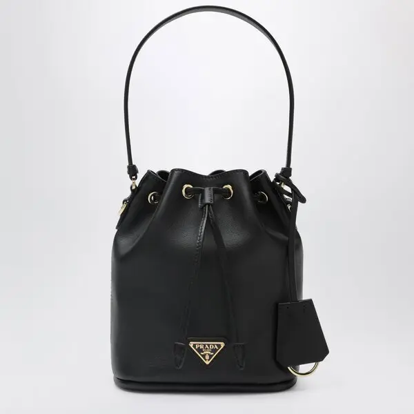 Prada Re-edition 1978 Leather Bucket Bag - Black