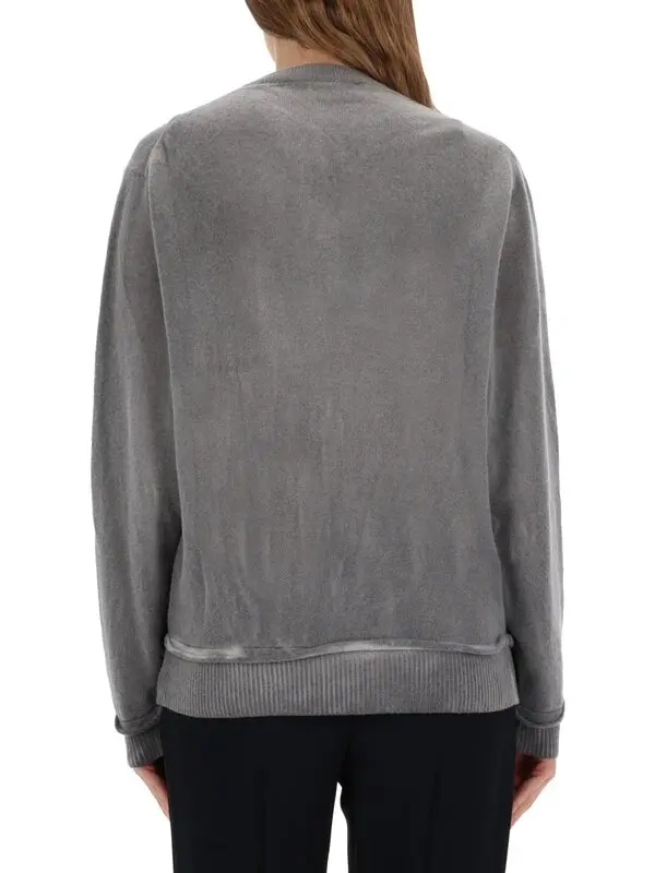 Our Legacy Dual Cardigan In Grey Spray Dye