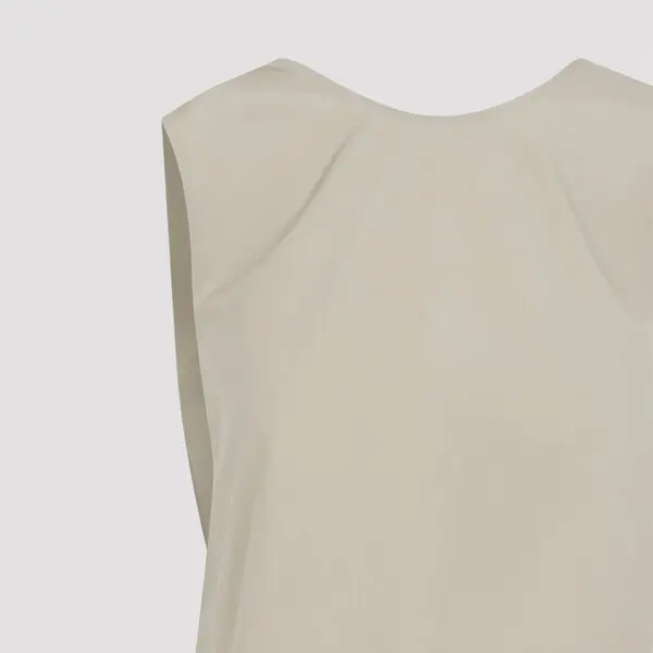 Carven Sleeveless Draped Back Top