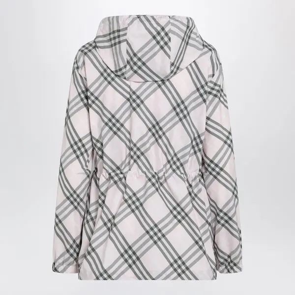 Burberry Lightweight Jacket With Check Pattern - Pink