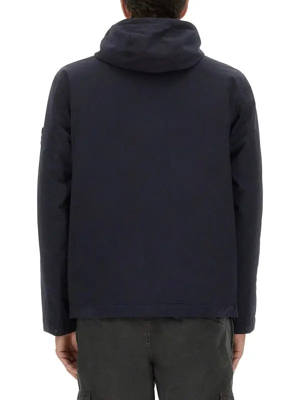 Stone Island Hooded Zip-up Jacket