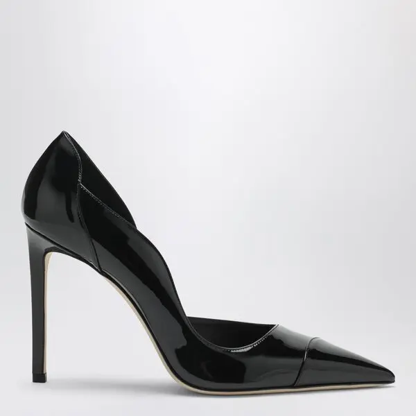JIMMY CHOO Brigitte 100 Patent Leather Pumps - Black