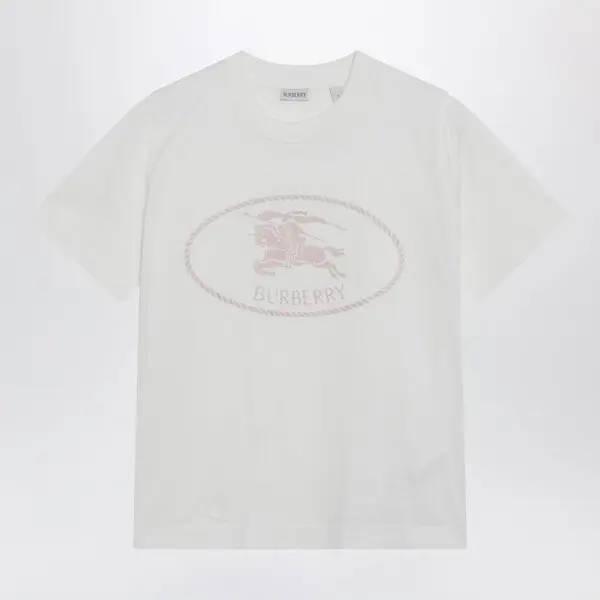 Burberry Knight Stamp T-shirt - White
