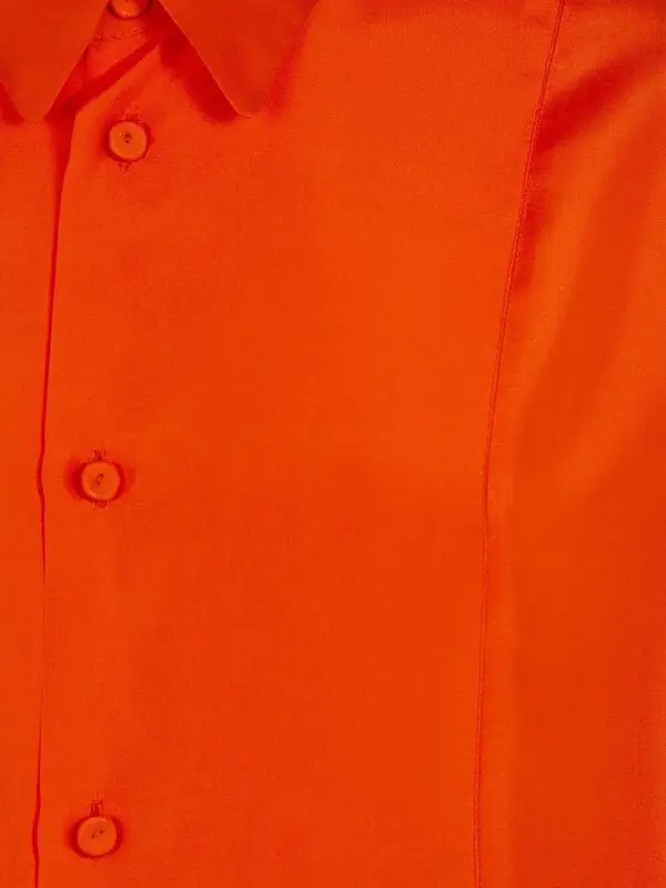 Alberta Ferretti Oversized Silk Shirt