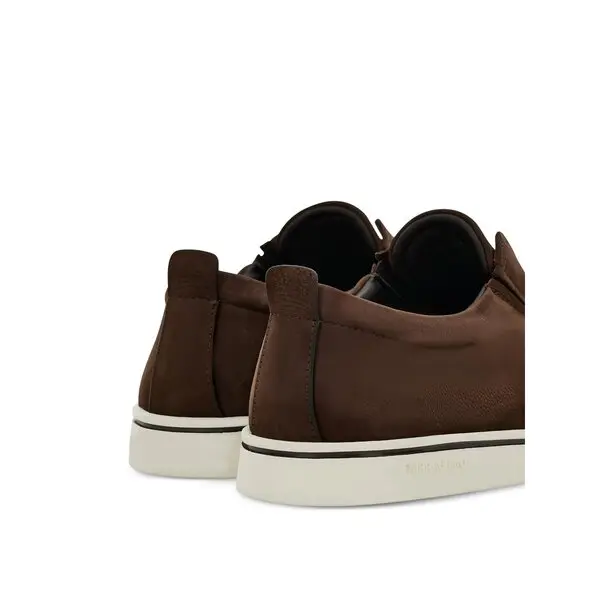 FERRAGAMO Gancini Detail Slip-on Trainers - Brown