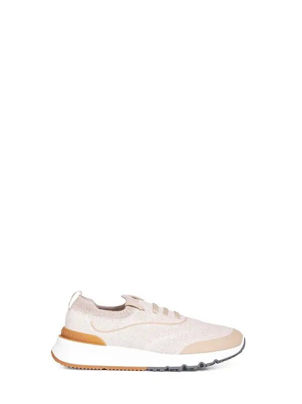 Brunello Cucinelli Techno Cotton Knit Runners - Multicolor