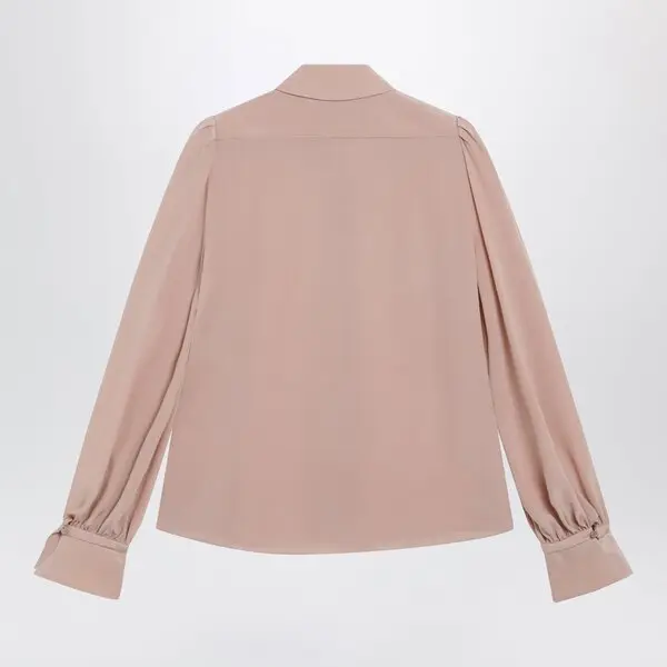 Valentino Garavani Silk Shirt With Puff Sleeves