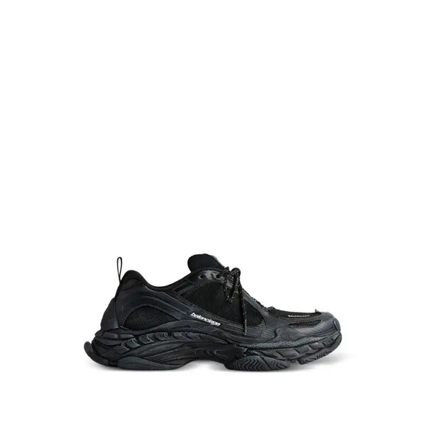 Balenciaga Low-top Trainers With Logo Detail And Pull-tab - Black