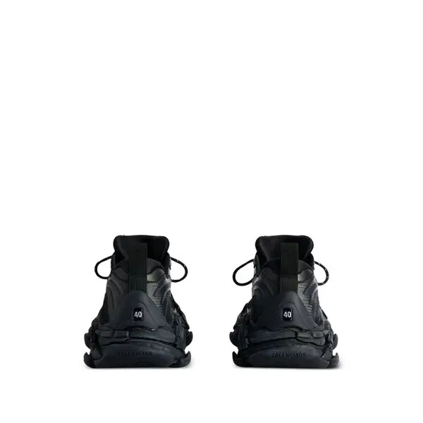 Balenciaga Low-top Trainers With Logo Detail And Pull-tab - Black
