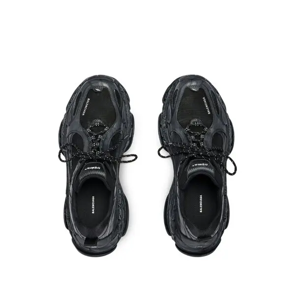 Balenciaga Low-top Trainers With Logo Detail And Pull-tab - Black