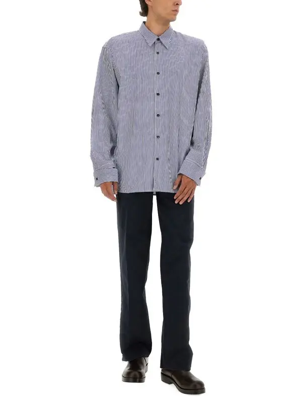 Dries Van Noten Double Zipper Trousers - Blue