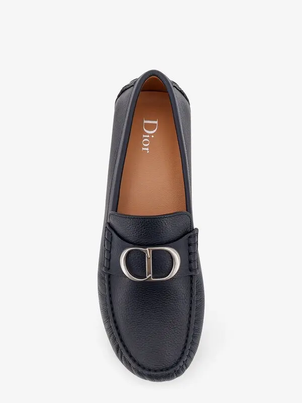 Dior Roadie Leather Loafers - Blue