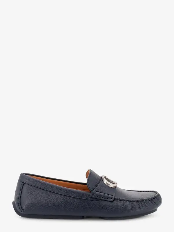 Dior Roadie Leather Loafers - Blue