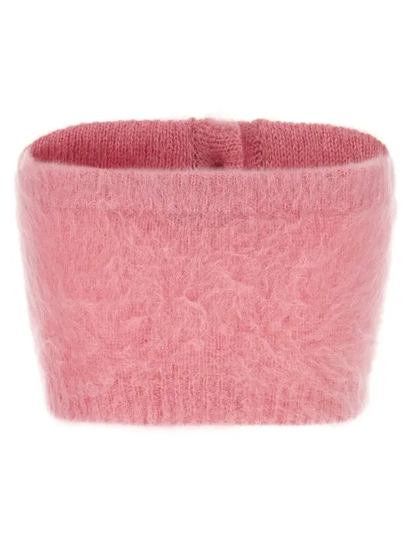 Alessandra Rich Carded Mohair Top