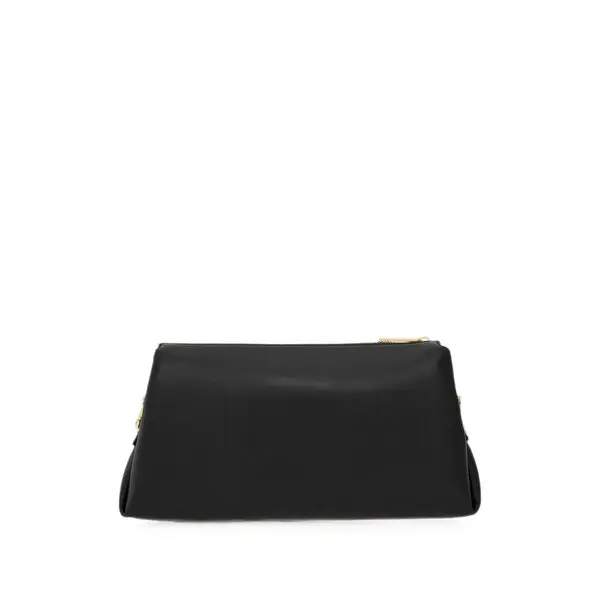 FERRAGAMO Calfskin Gancio Chain Satchel