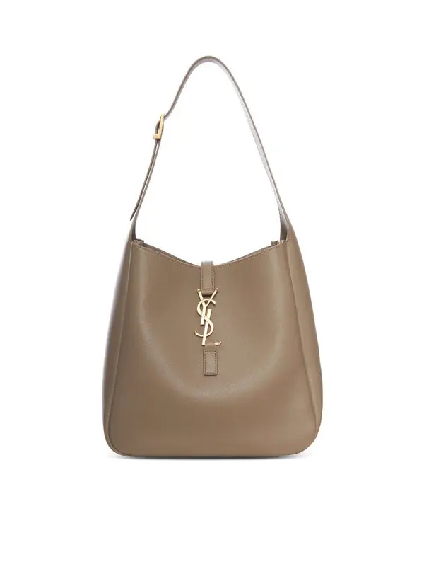 Saint Laurent Le 5 À 7 Supple Small In Hammered Leather - Multicolor