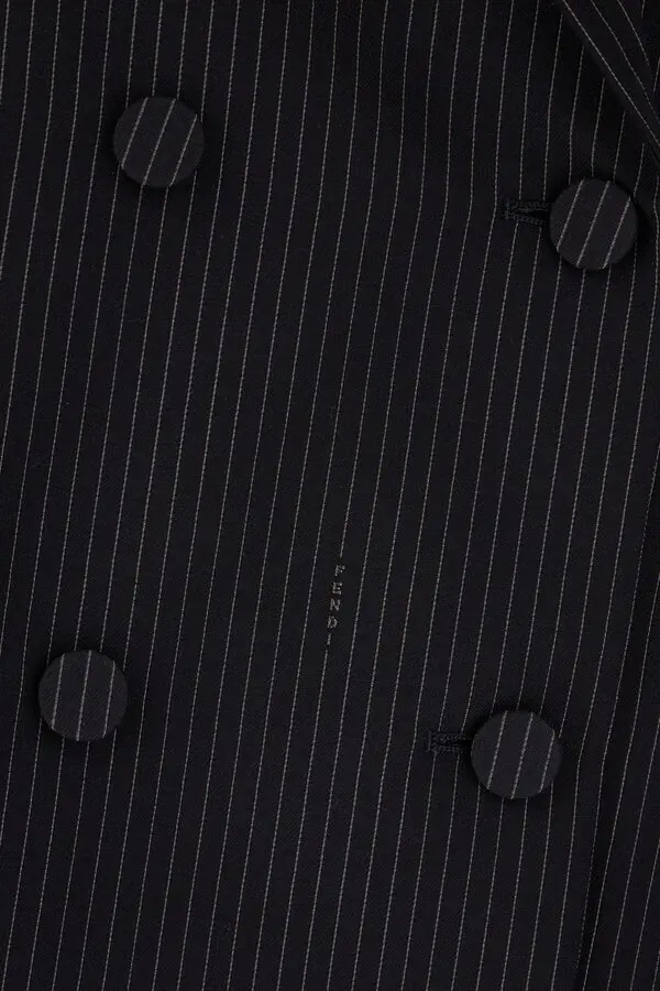 Fendi Striped Double-breasted Blazer - Multicolor