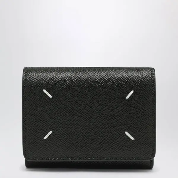 MAISON MARGIELA Four Stitches Trifold Wallet - Black