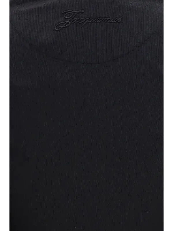 Jacquemus Paysan Wrap Top - Black