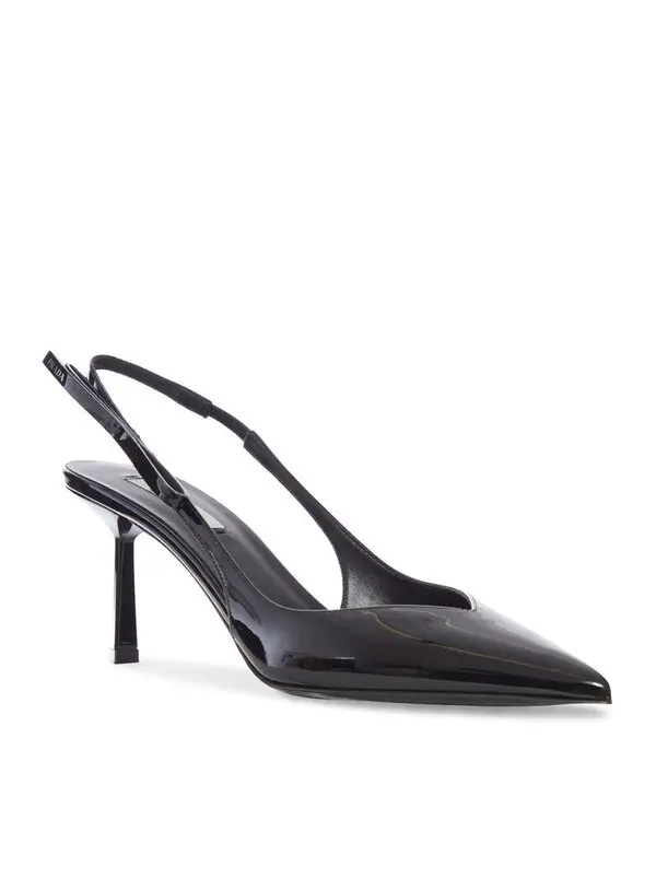 Prada Patent Leather Slingback Pumps