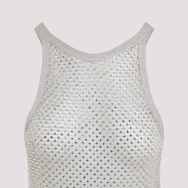 TOM FORD Lurex Knit Top With Rhinestones - Multicolor