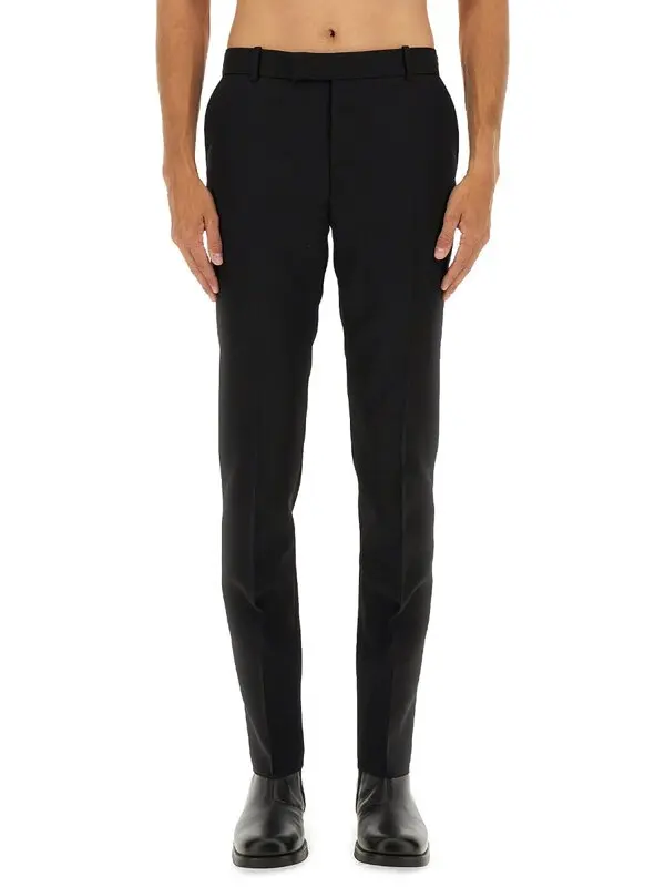 Alexander McQueen Tailored Wool Trousers - Black