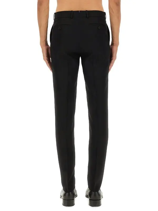 Alexander McQueen Tailored Wool Trousers - Black