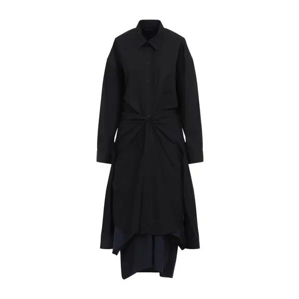 Balenciaga Maxi Patched Shirt - Black