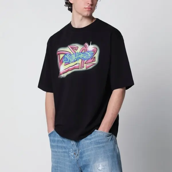 Dsquared2 Rebel Tags Loose-fit Cotton T-shirt