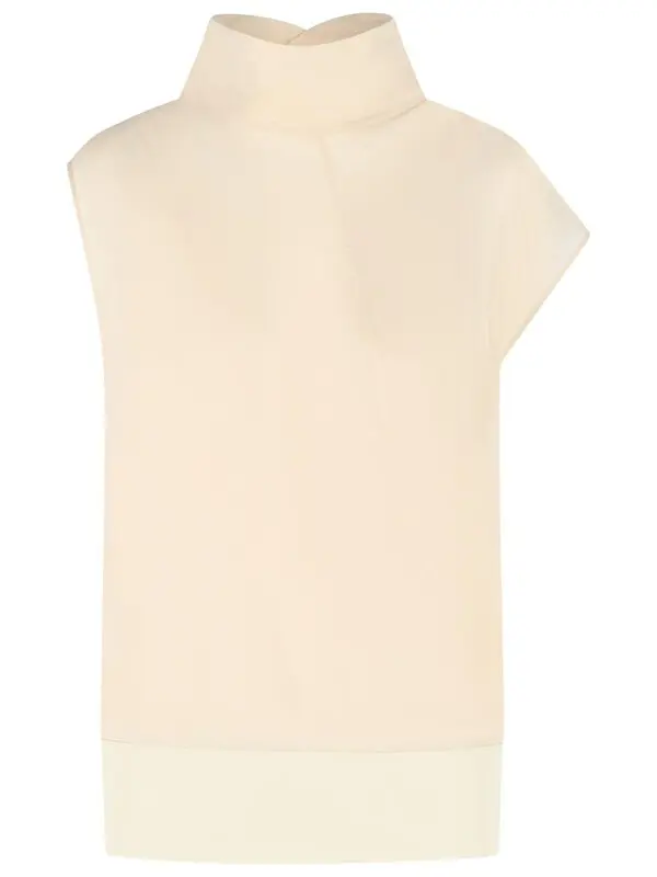 Sportmax Grado Cotton Voile Blouse - Cream