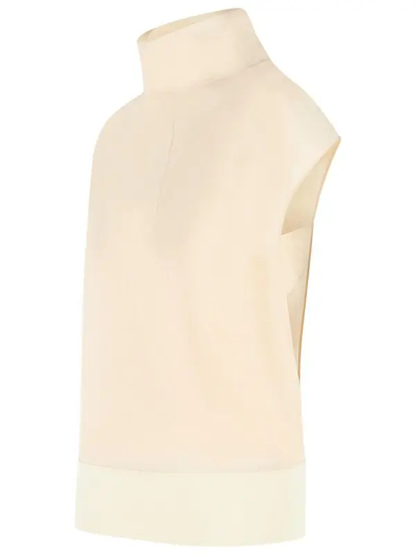 Sportmax Grado Cotton Voile Blouse - Cream