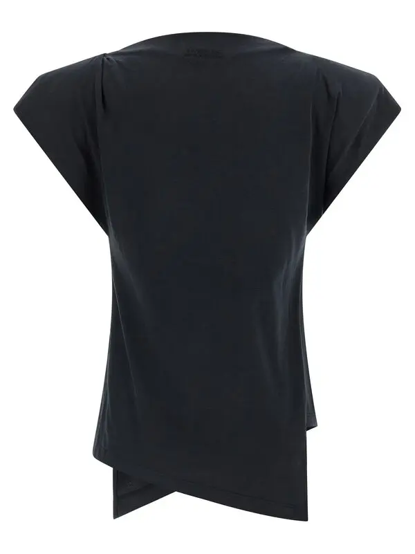 Isabel Marant Étoile Sebani Asymmetrical T-shirt - Black