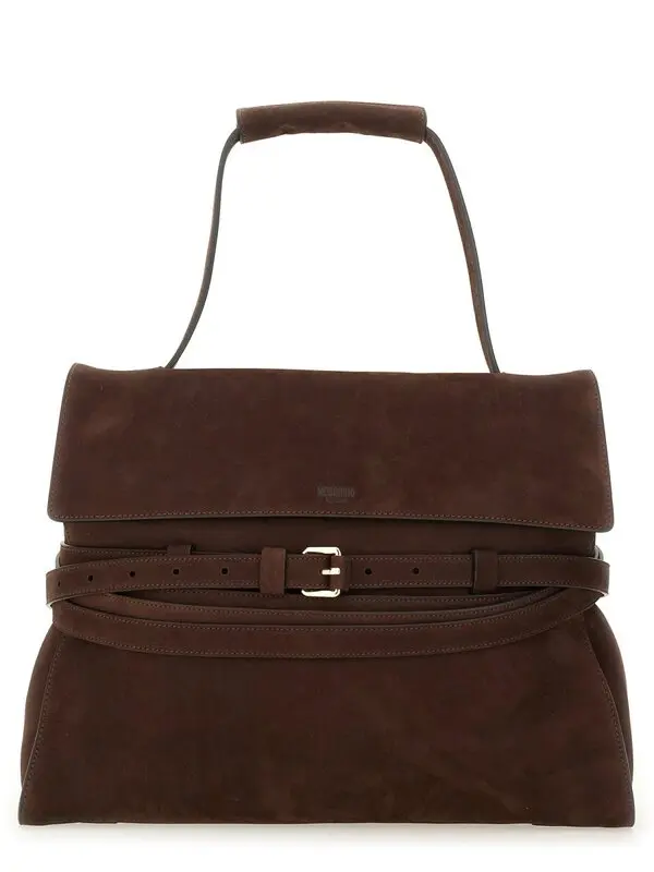 Moschino Tie Me Medium Bag - Brown