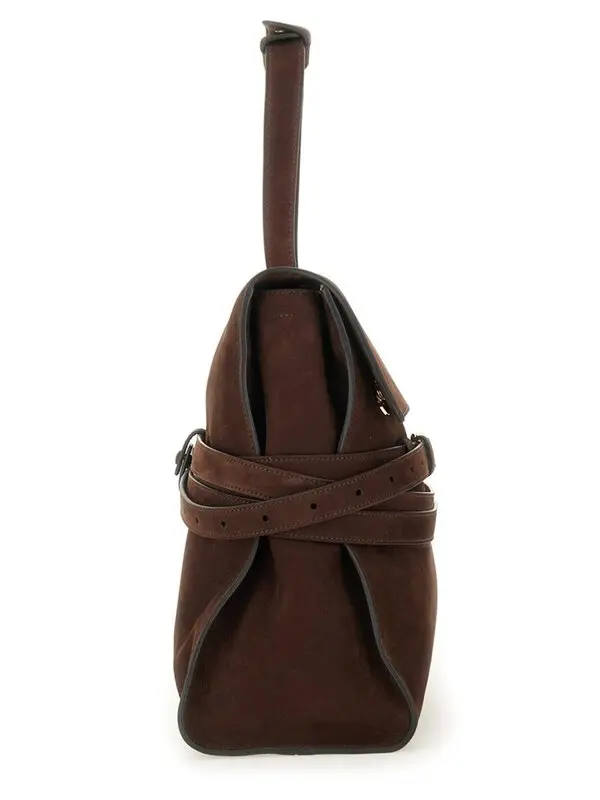 Moschino Tie Me Medium Bag - Brown