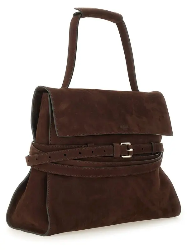 Moschino Tie Me Medium Bag - Brown