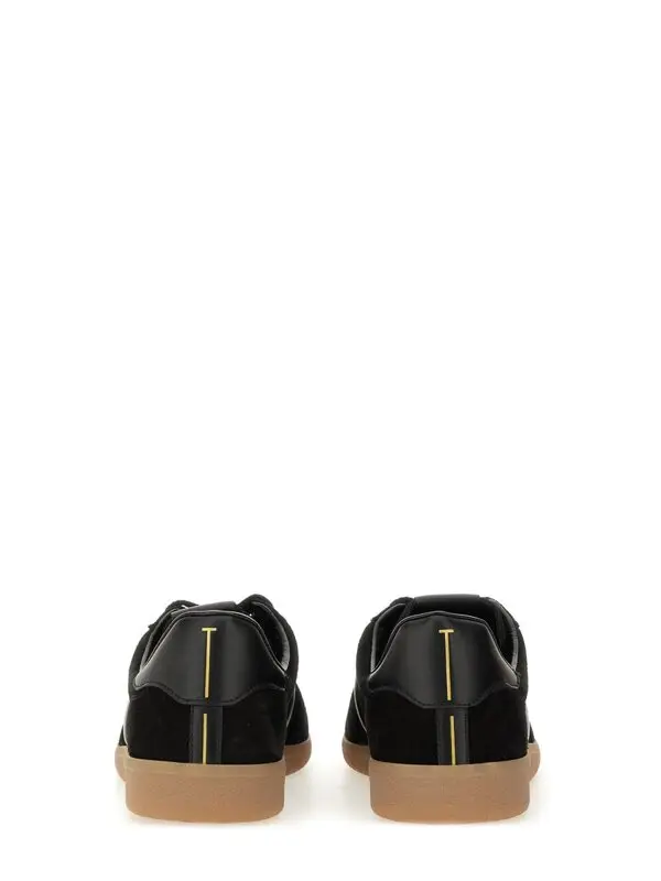 TOM FORD Leather Sneakers With Logo Detail - Black