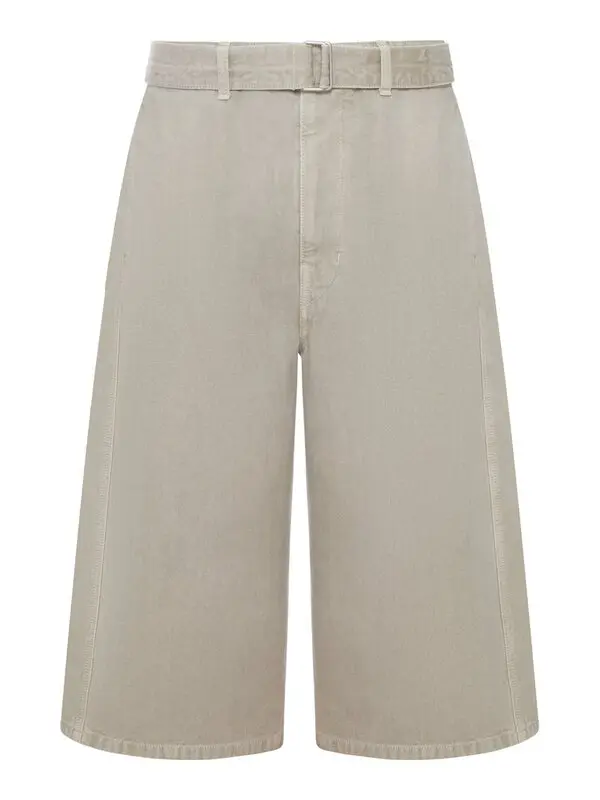 LEMAIRE Snow-effect Denim Bermuda Shorts