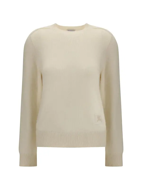 Burberry Cashmere Jumper With Equestrian Knight Design - Multicolor