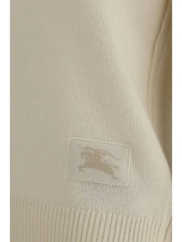 Burberry Cashmere Jumper With Equestrian Knight Design - Multicolor