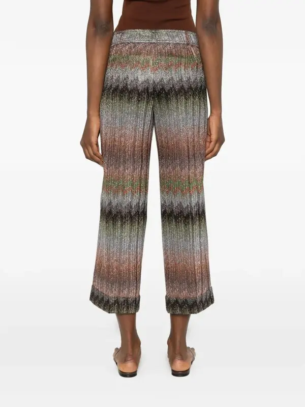 Missoni Viscose Lamé Tapered Trousers