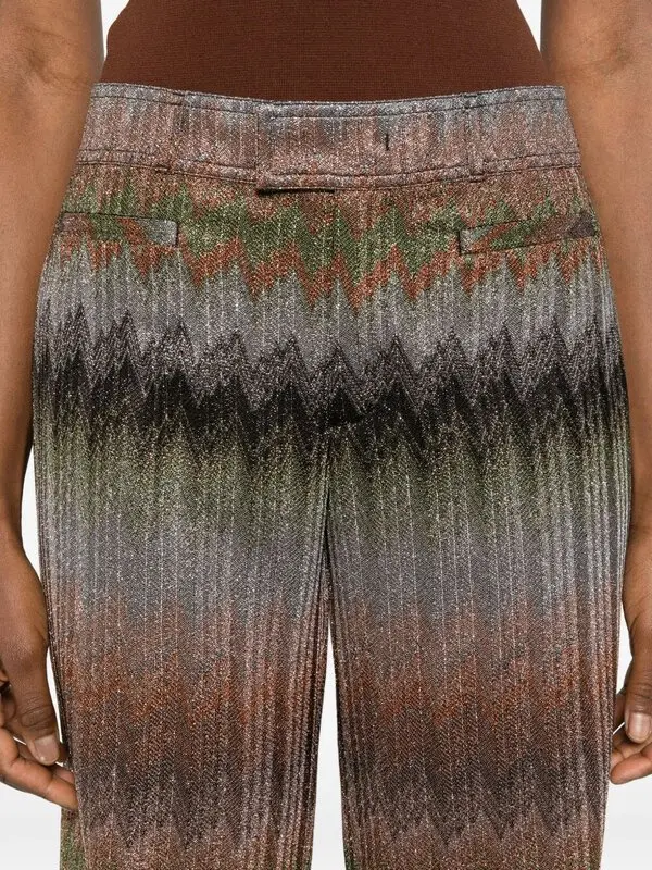 Missoni Viscose Lamé Tapered Trousers