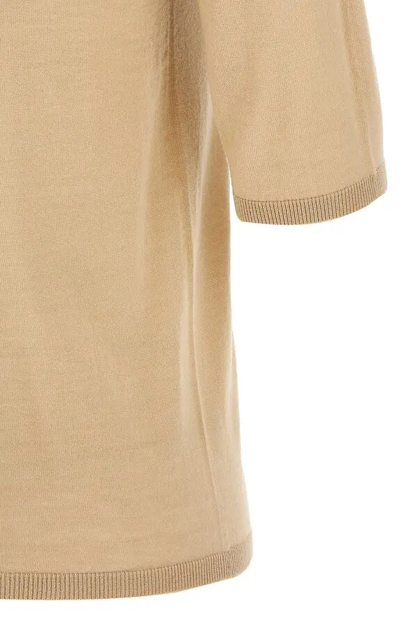 Max Mara Cecina Wool Turtleneck Sweater - Cream