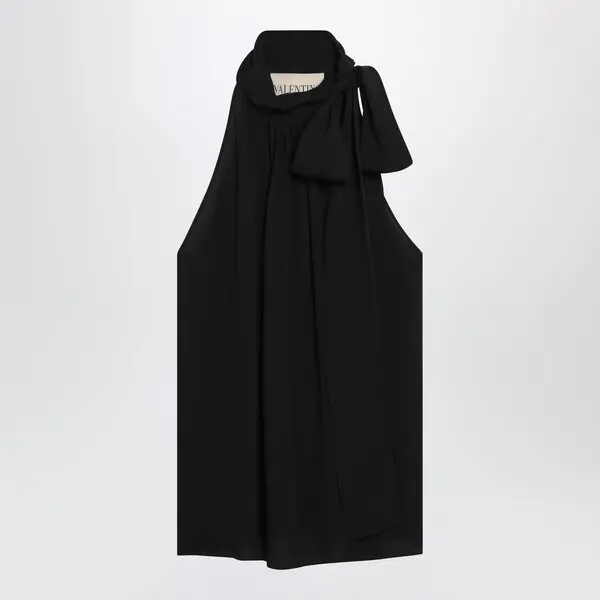 Valentino Garavani Sleeveless Silk Top With Neck Bow