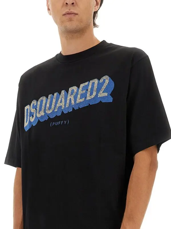 Dsquared2 T-shirt With Logo - Black