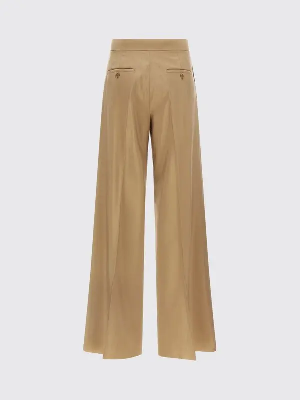 Max Mara Tailored Wide Leg Trousers - Cream