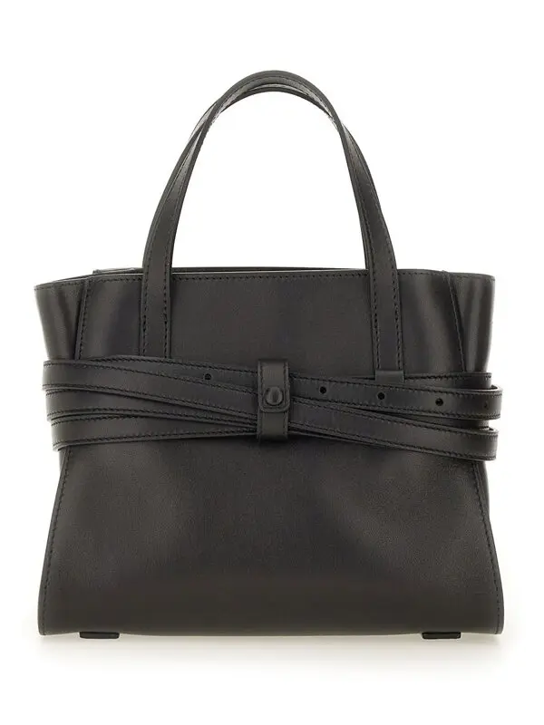 Moschino Tie Me Bag Small - Black