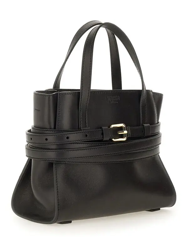 Moschino Tie Me Bag Small - Black