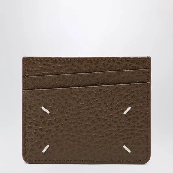 MAISON MARGIELA Four Stitches Calfskin Card Holder - Brown